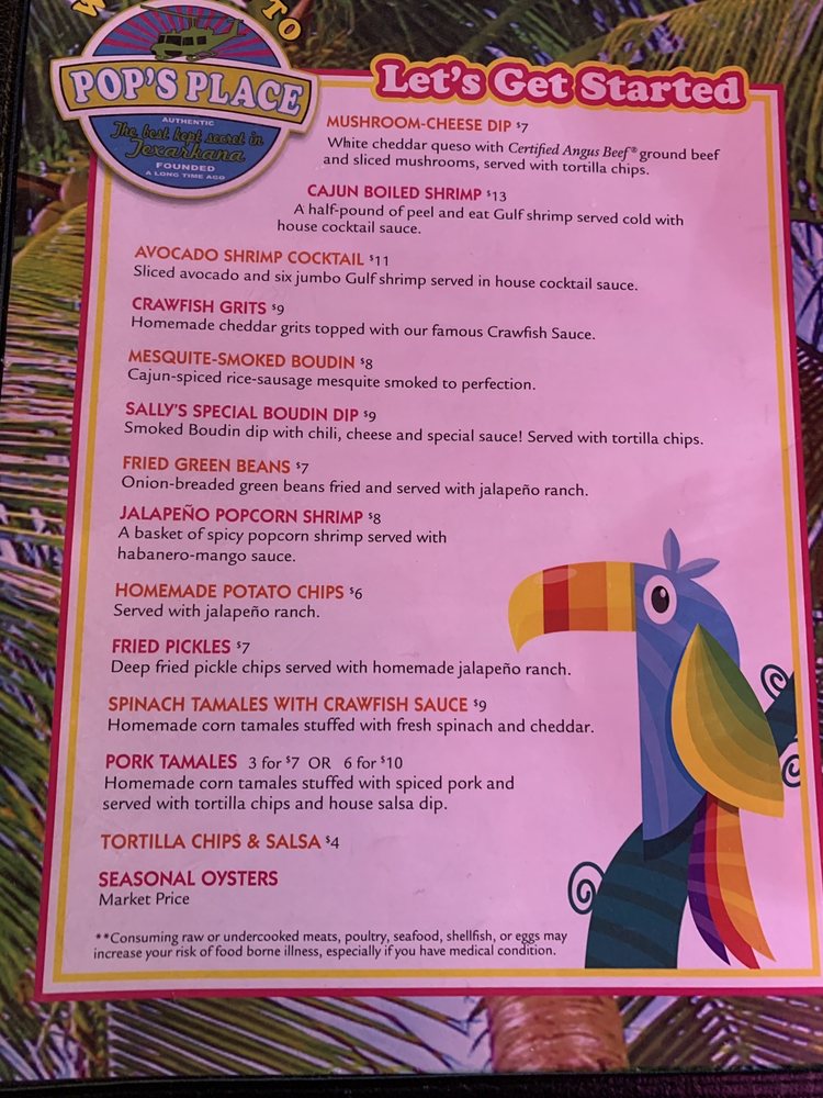 Pops Place, Texarkana - Menu, Reviews (239), Photos (71) - Restaurantji