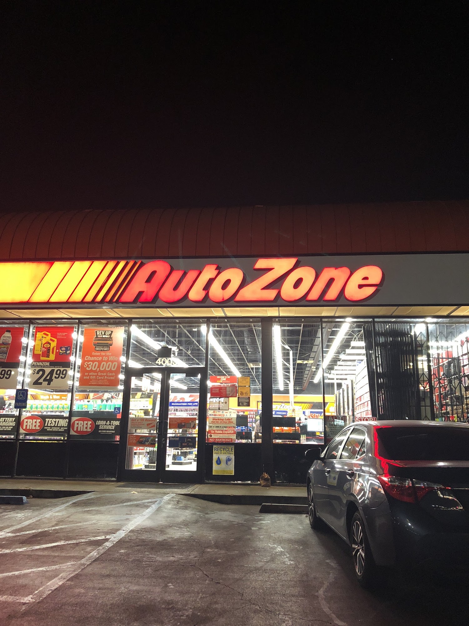 AUTOZONE AUTO PARTS - 4003 S Western Ave, Los Angeles CA - Hours ...