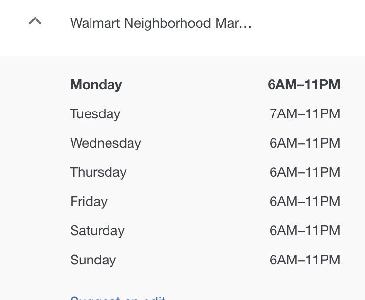 WALMART NEIGHBORHOOD MARKET - 349 Brampton Ave, Statesboro GA - Hours ...