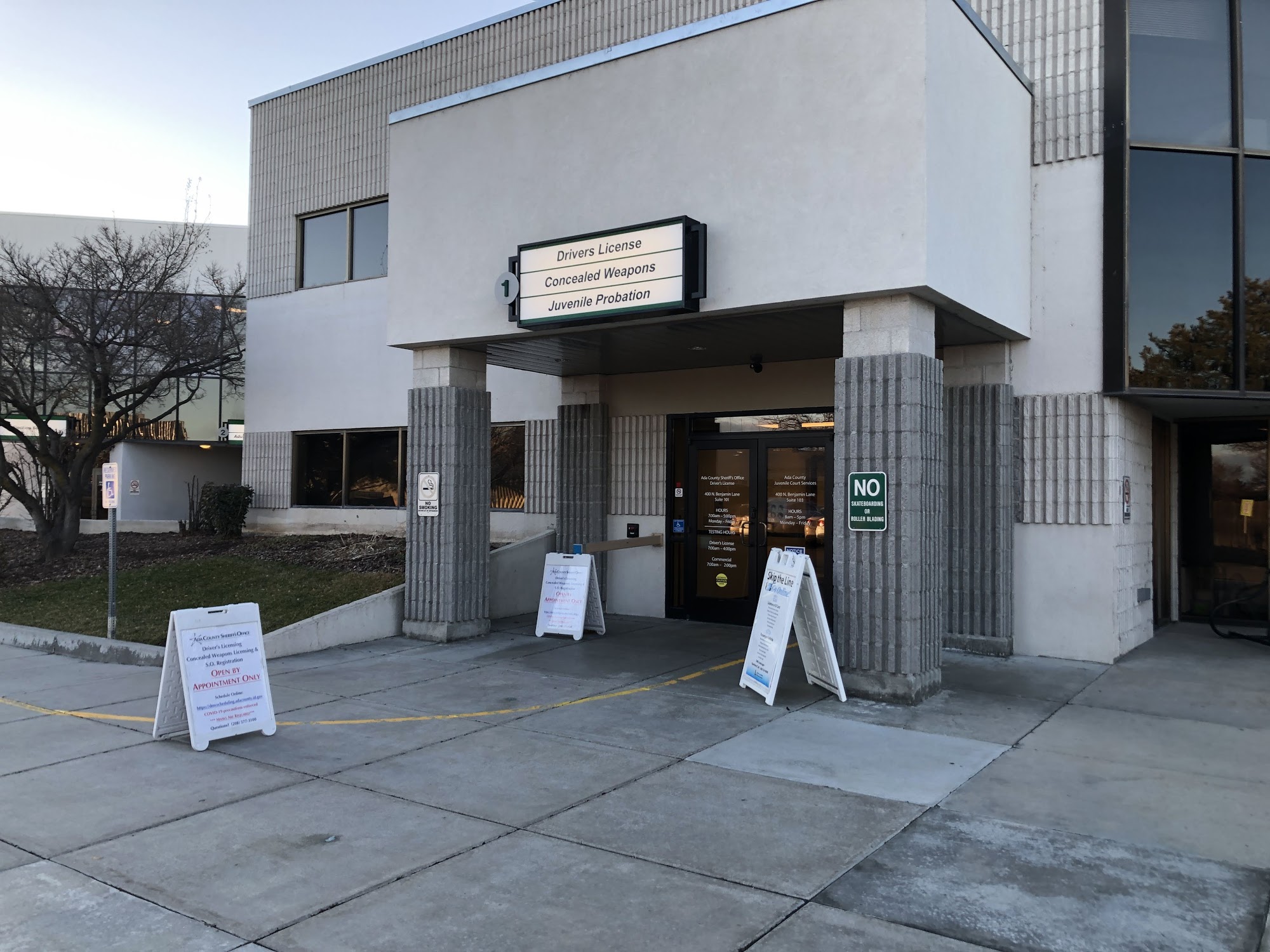 ADA COUNTY DRIVER LICENSE OFFICE - 400 N Benjamin Ln #101, Boise ID ...