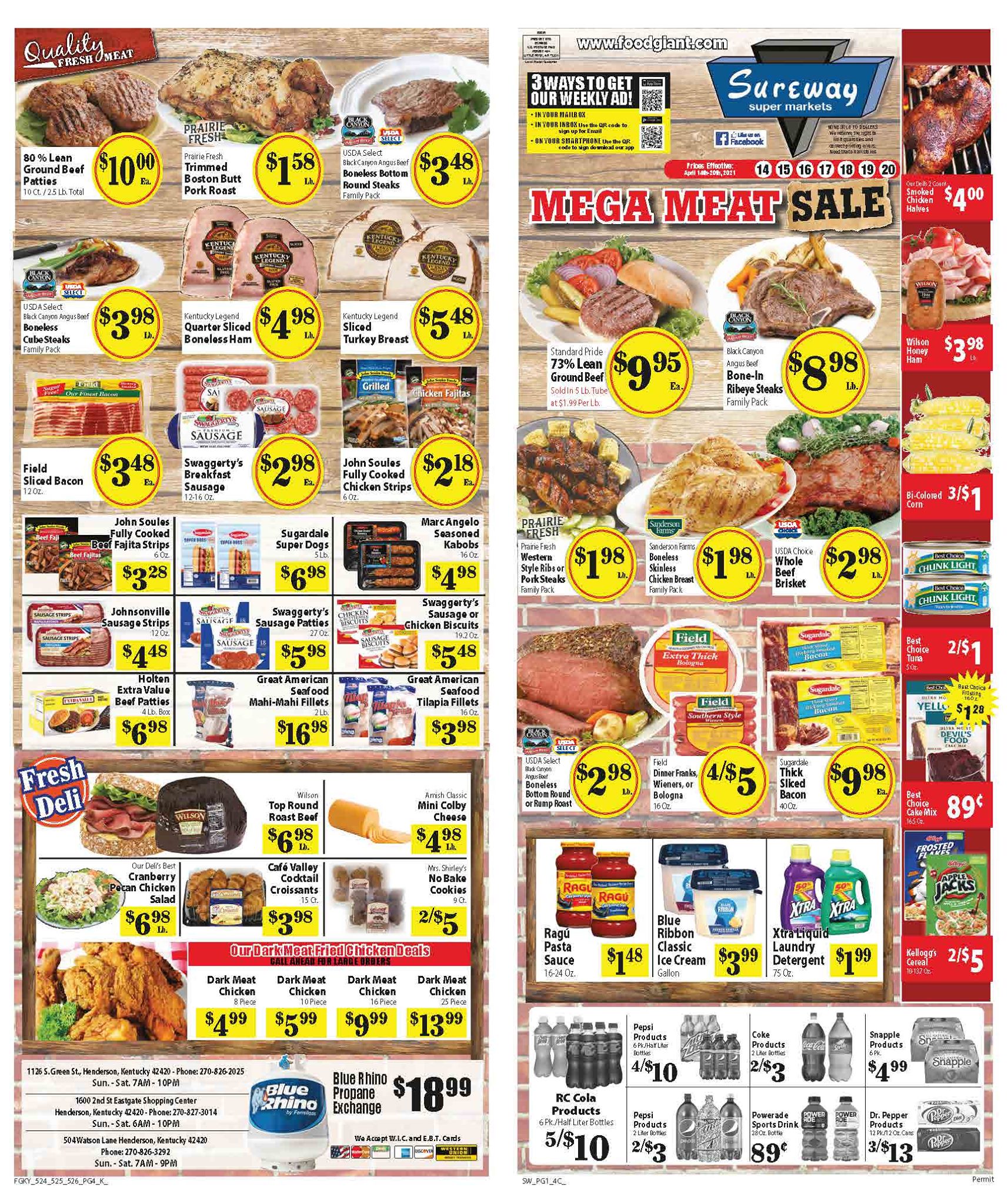 SUREWAY SUPERMARKETS - 1126 S Green St, Henderson KY - Hours ...