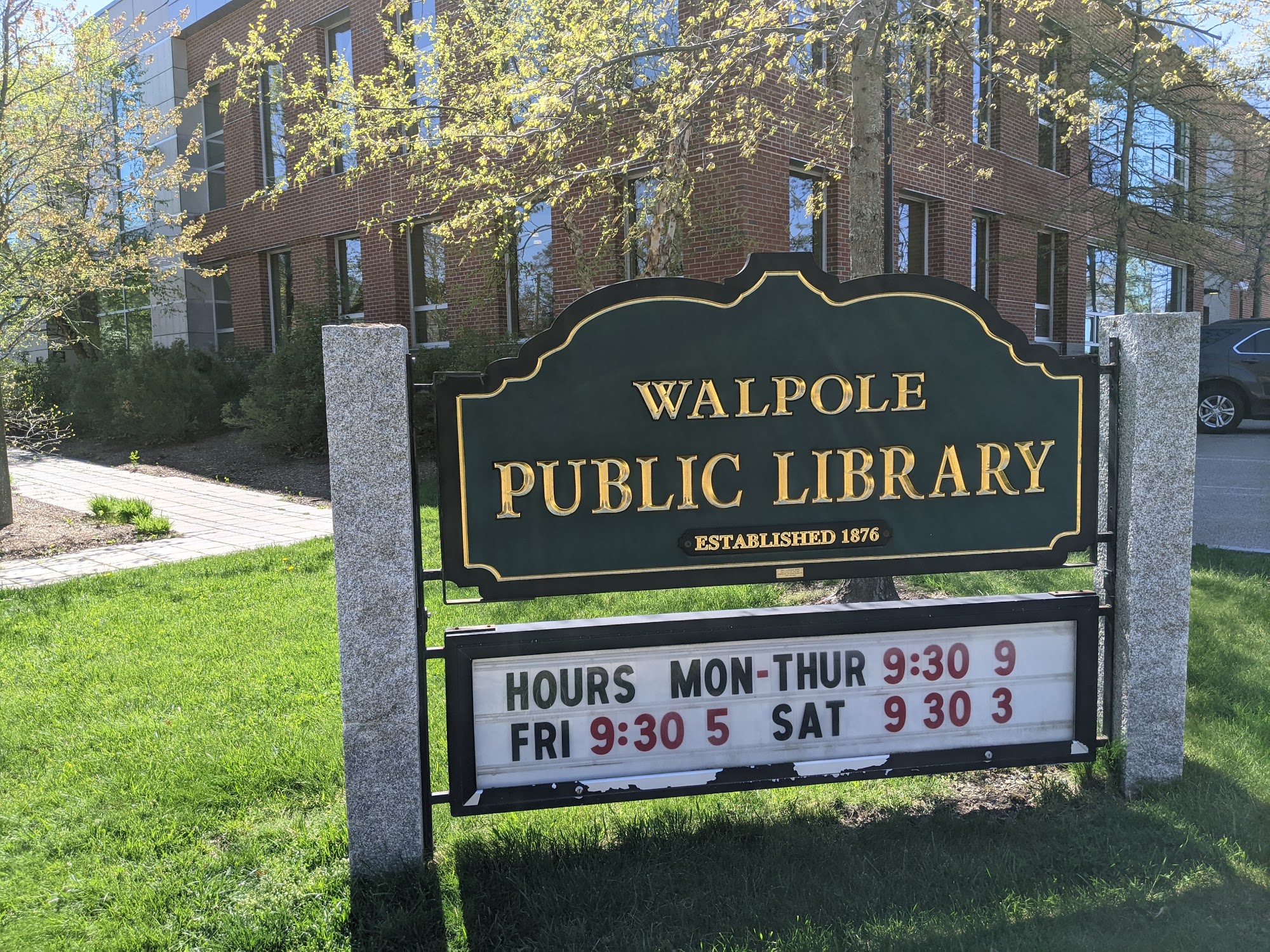 WALPOLE PUBLIC LIBRARY - Walpole MA - Hours, Directions, Reviews ...