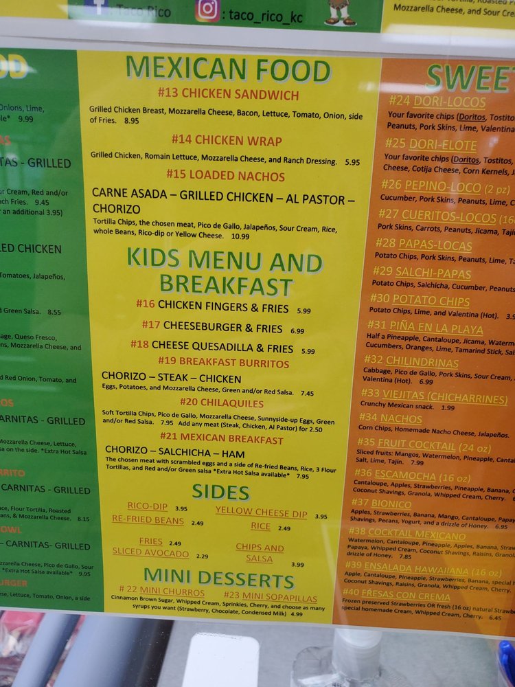Taco Rico, Kansas City - Menu, Reviews (199), Photos (42) - Restaurantji