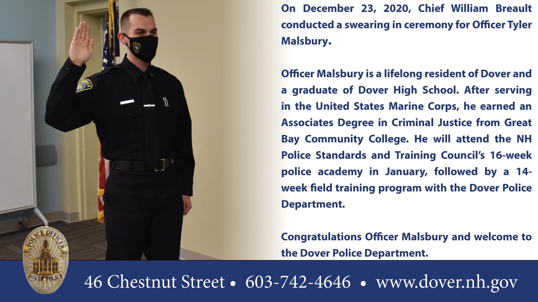 DOVER POLICE DEPARTMENT - Dover NH - Hours, Directions, Reviews ...