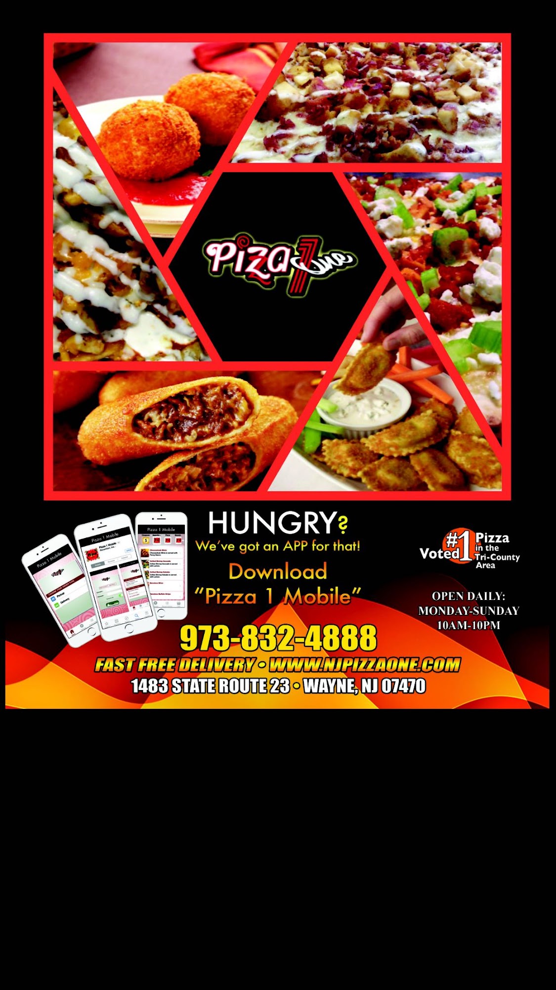 Menu for Pizza One, Haskell, NJ - Restaurantji