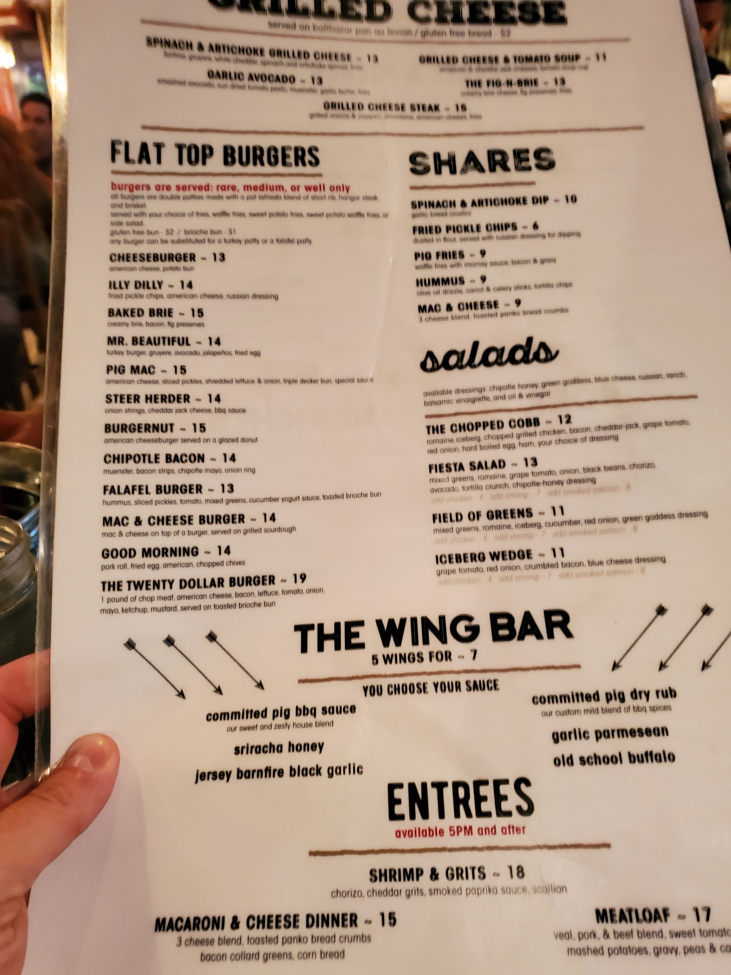 Menu for The Committed Pig, Morristown, NJ - Restaurantji