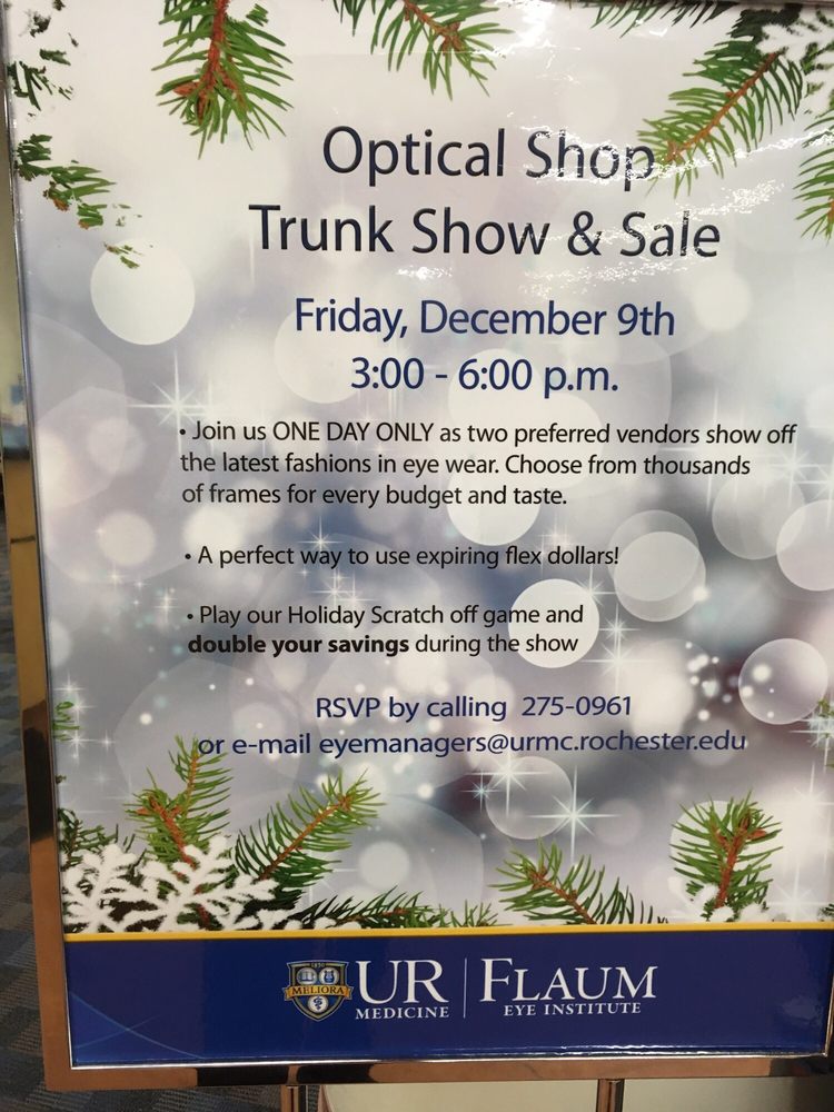 DAVID AND ILENE FLAUM EYE INSTITUTE - Rochester NY - Hours, Directions ...