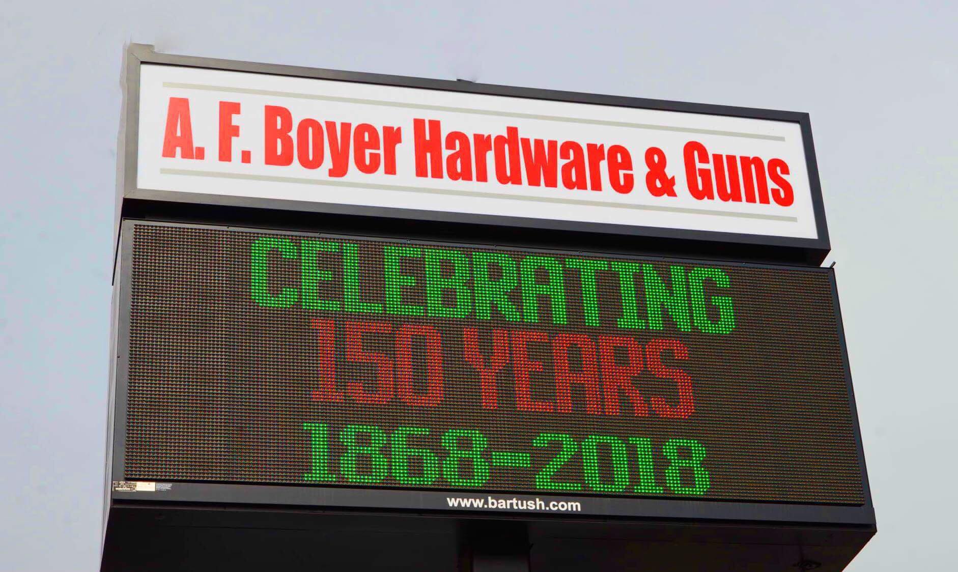 A F BOYER HARDWARE & GUNS - Slatington PA - Hours, Directions, Reviews ...