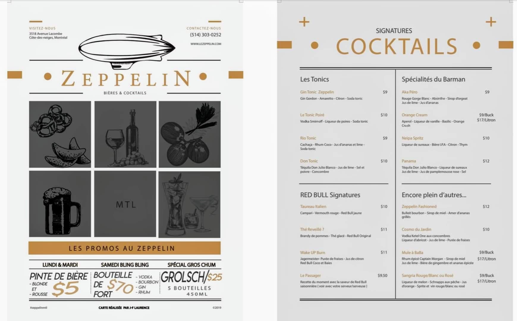 Zeppelin, Montreal - Menu, Reviews (73), Photos (44) - Restaurantji
