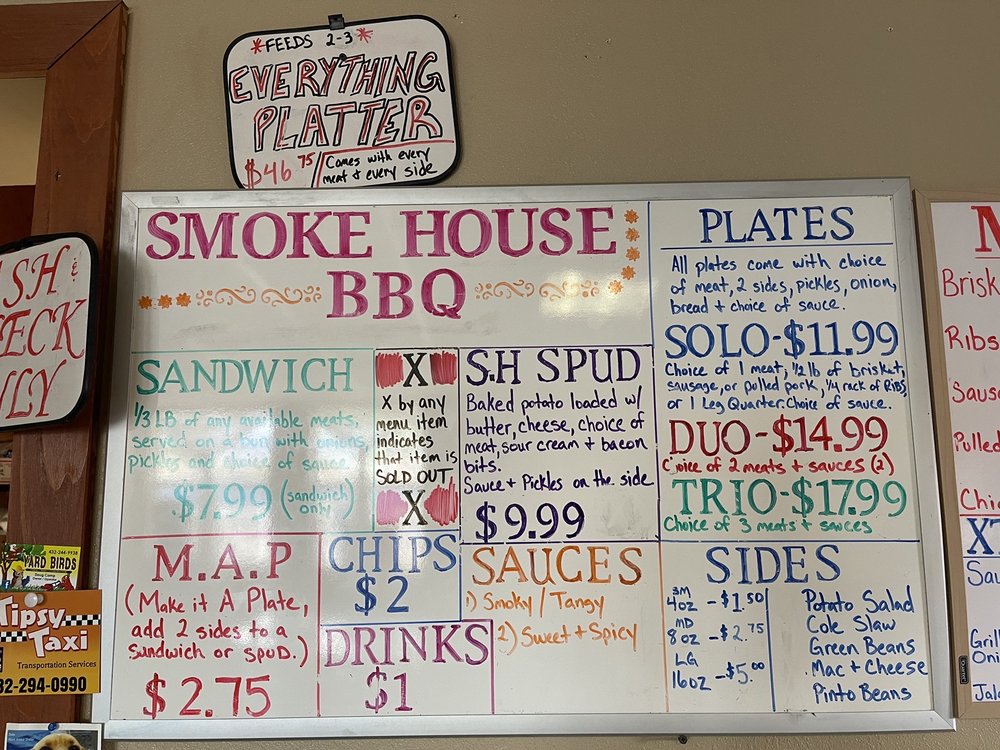 SMOKEHOUSE BBQ, Alpine - Menu, Reviews (104), Photos (29) - Restaurantji