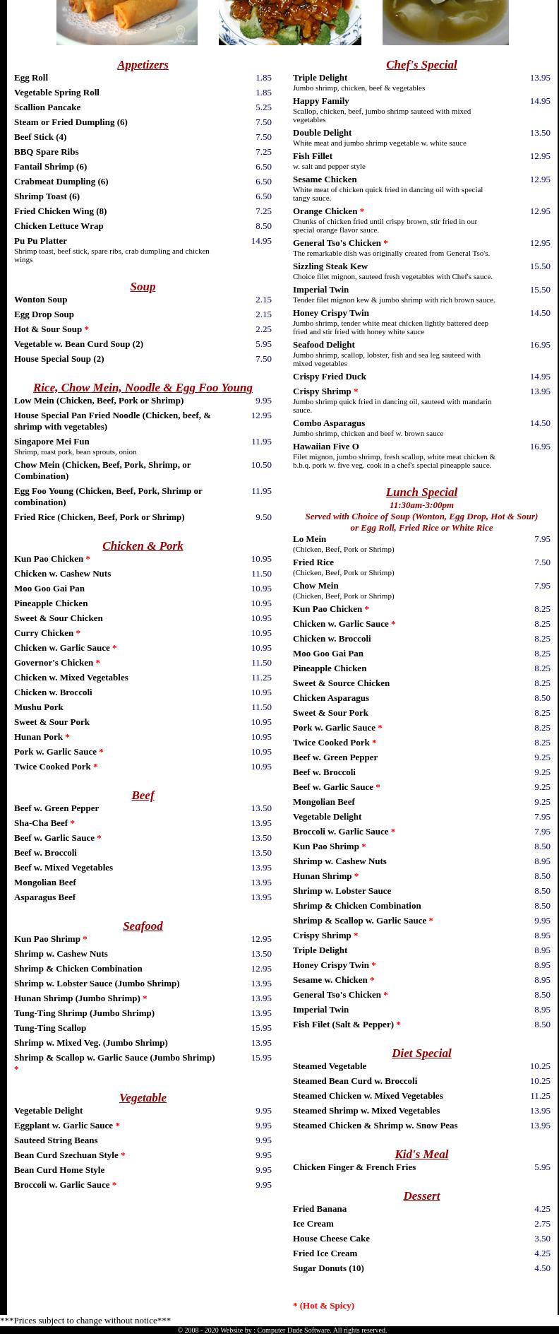 Allen's Chinese Restaurant, Powhatan - Menu, Reviews (230), Photos (22 ...