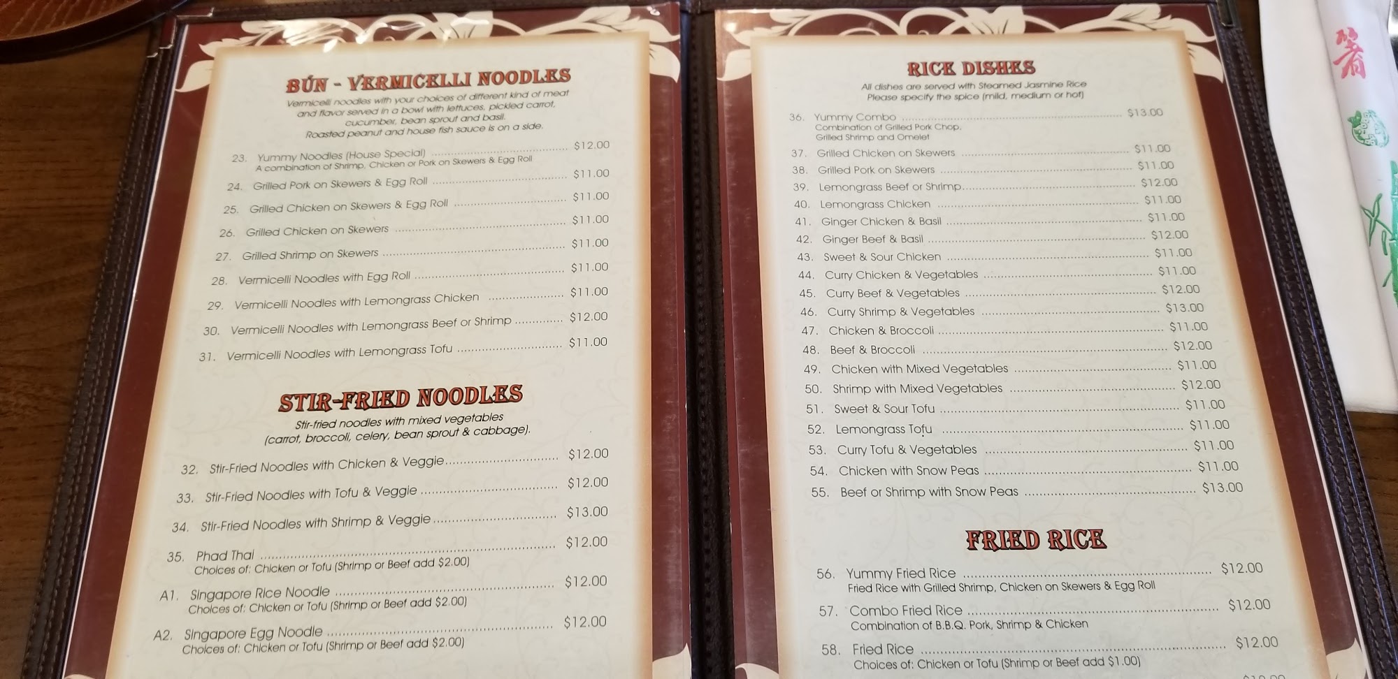 Menu for Yummy Phở, Redmond, WA - Restaurantji