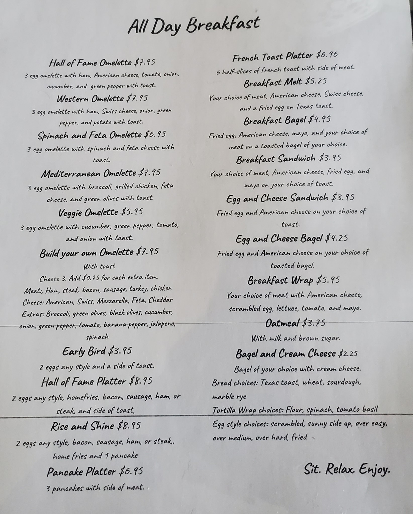 Hall of Fame Cafe, Wheeling - Menu, Reviews (95), Photos (49 ...